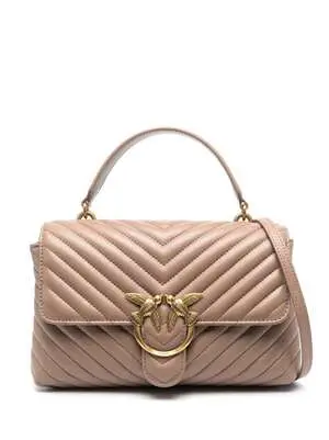 Pinko Medium Love Lady Puff Chevron Shoulder Bag