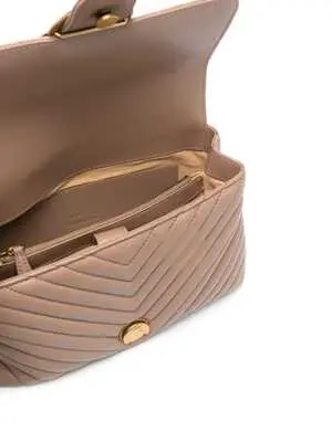 Pinko Medium Love Lady Puff Chevron Shoulder Bag