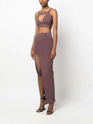 Rick Owens Theresa Panelled Midi Skirt