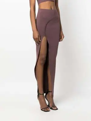 Rick Owens Theresa Panelled Midi Skirt