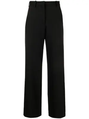 Maje High-waist Flared Trousers - Black