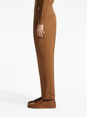 Zegna Pleat-detail Straight-leg Trousers