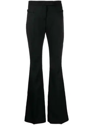 TOM FORD High-waisted Flared Trousers - Black