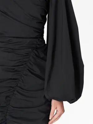 Carolina Herrera Puff-sleeve Midi Dress
