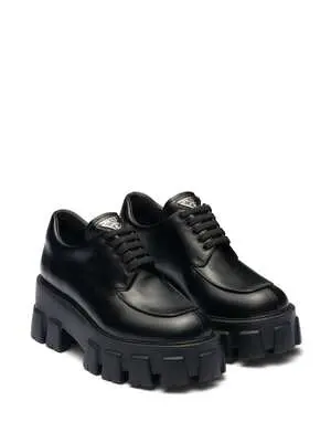 Prada Monolith Lace-up Derby Shoes