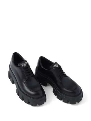 Prada Monolith Lace-up Derby Shoes