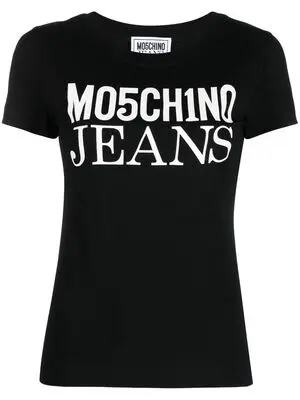 Moschino Logo Print Cotton T-shirt