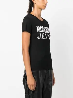 Moschino Logo Print Cotton T-shirt