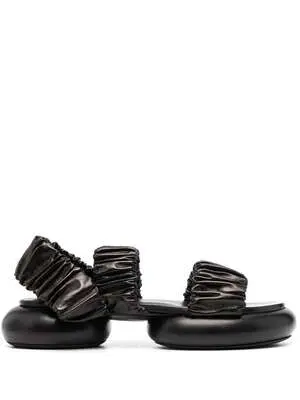 JIL SANDER 45mm Ruched-strap Chunky Sandals