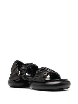 JIL SANDER 45mm Ruched-strap Chunky Sandals