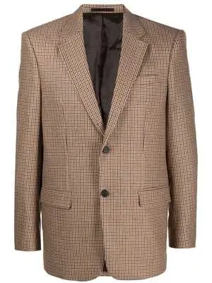 Filippa K Single-breasted Check-pattern Blazer