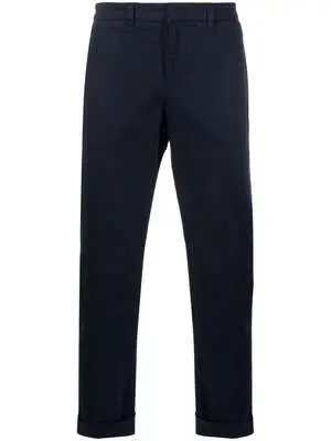 FAY Capri Mid-rise Trousers - Blue