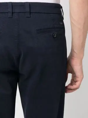 FAY Capri Mid-rise Trousers - Blue