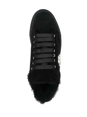 Philipp Plein Logo-plaque Leather Sneakers