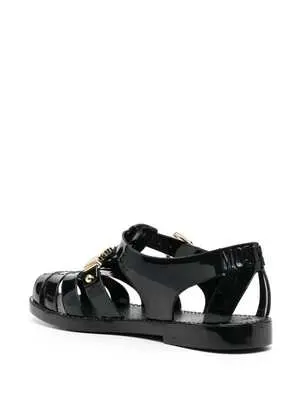 Moschino Logo-plaque Caged Sandals