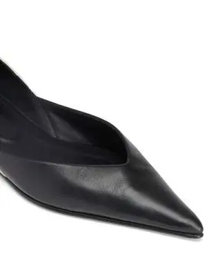 Ami Pointed Leather Pumps