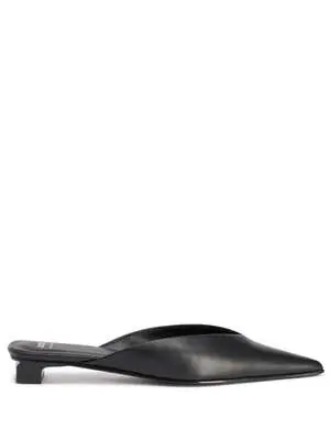 AMI Paris Pointed Leather Mules