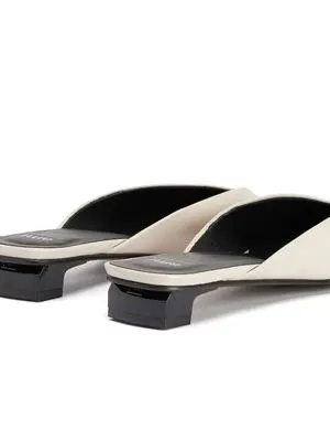 AMI Paris Point-toe Leather Mules