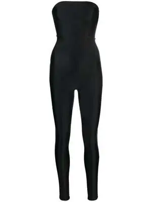 ATU BODY COUTURE Strapless Jersey Jumpsuit - Black