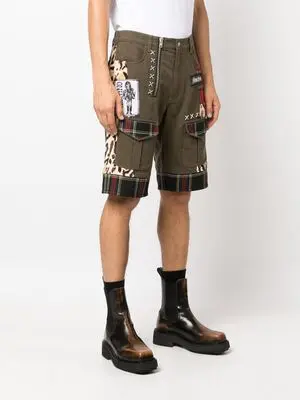 Moschino Patchwork-design Bermuda Shorts