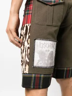 Moschino Patchwork-design Bermuda Shorts