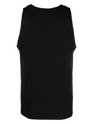 Dolce & Gabbana Logo-embroidered Tank Top - Black