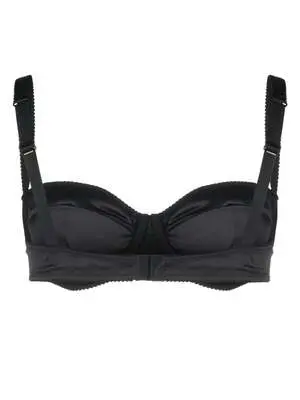 Dolce & Gabbana Lace-detail Balconette Bra - Black