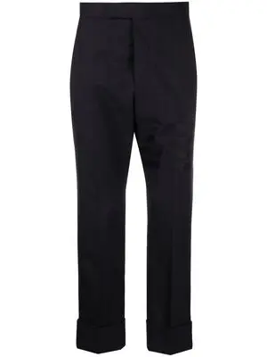 Thom Browne Cropped 4-bar Stripe Trousers
