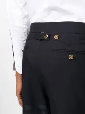 Thom Browne Cropped 4-bar Stripe Trousers