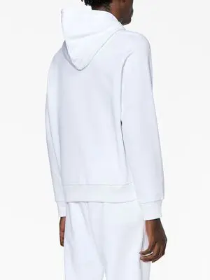 DIESEL® S-ginn-hood-div Logo-appliqué Hoodie - White