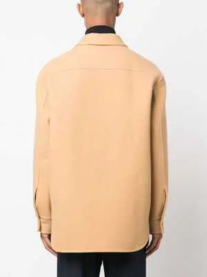 JIL SANDER Button-up Long-sleeved Shirt Jacket - Neutrals