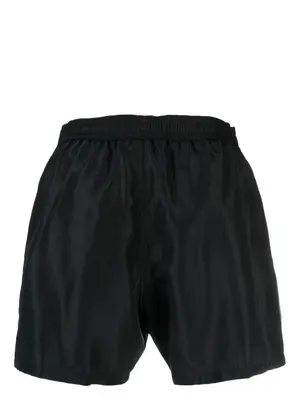 Balmain Logo-print Swim Shorts - Black