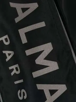 Balmain Logo-print Swim Shorts - Black