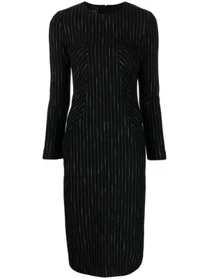 Pinko Striped Midi Dress