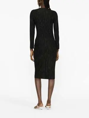 Pinko Striped Midi Dress