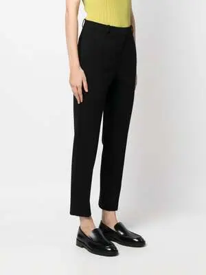 Pinko High-waisted Cropped Trousers