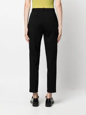 Pinko High-waisted Cropped Trousers