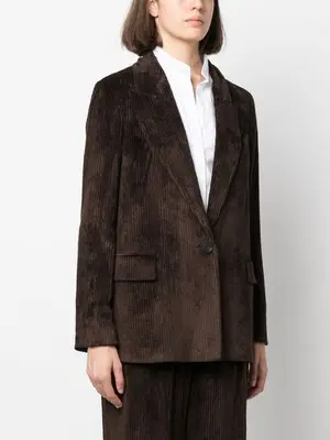 Peserico Tailored Corduroy Blazer