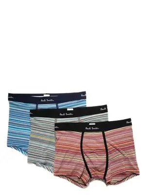 Paul Smith Logo-waistband Briefs - Blue