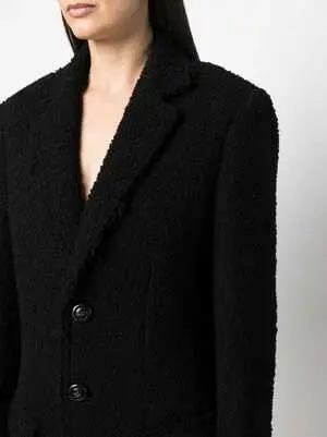 Dsquared2 Single-breasted Bouclé Coat