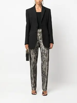 Moschino Lace Straight-leg Trousers