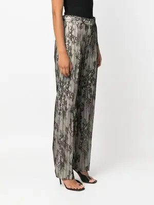 Moschino Lace Straight-leg Trousers