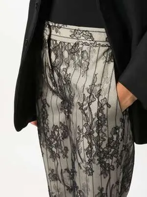 Moschino Lace Straight-leg Trousers