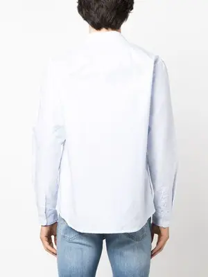 A.p.c. Striped Cotton Shirt - Blue