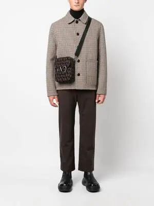 Valentino Garavani Toile Iconographe Canvas Shoulder Bag - Brown