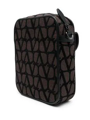 Valentino Garavani Toile Iconographe Canvas Shoulder Bag - Brown
