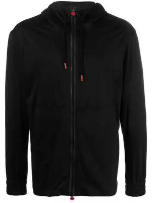 Kiton Logo-charm Hooded Jacket - Black
