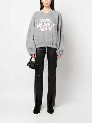 Dsquared2 Slogan-print Long-sleeve Sweatshirt