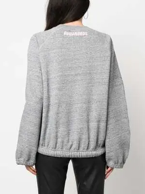 Dsquared2 Slogan-print Long-sleeve Sweatshirt