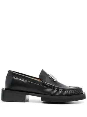 GANNI 30mm Logo-plaque Loafers